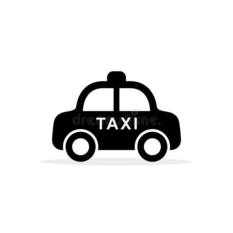 Taxi Icon. Taxi Cab Symbol Flat Design Vector Illustration Stock Vector ...