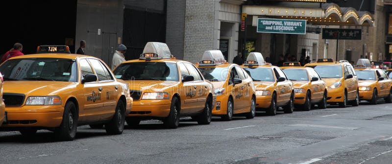 Line Of Taxi Cabs In Sydney, Australia. Editorial Image - Image of ...