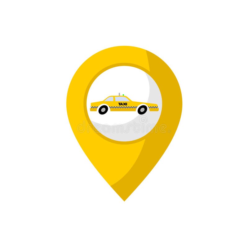 Taxi location point design stock vector. Illustration of passenger ...