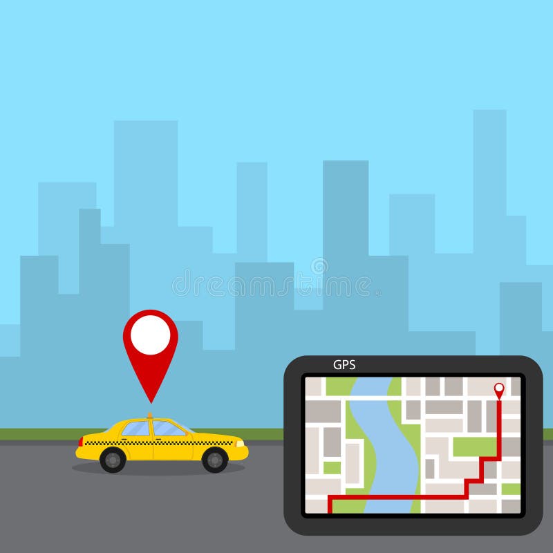 Taxi Location Isolated Vector Icon Which Can Easily Modify or Edit ...
