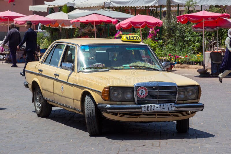 Taxi Maroc image éditorial. Image du tourisme, maroc - 81345245