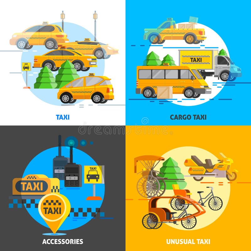 Taxi Types Stock Illustrations – 504 Taxi Types Stock Illustrations ...