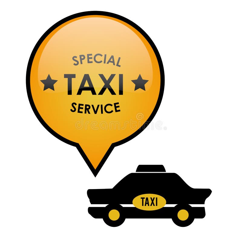 Taxi service design stock vector. Illustration of station - 59524916