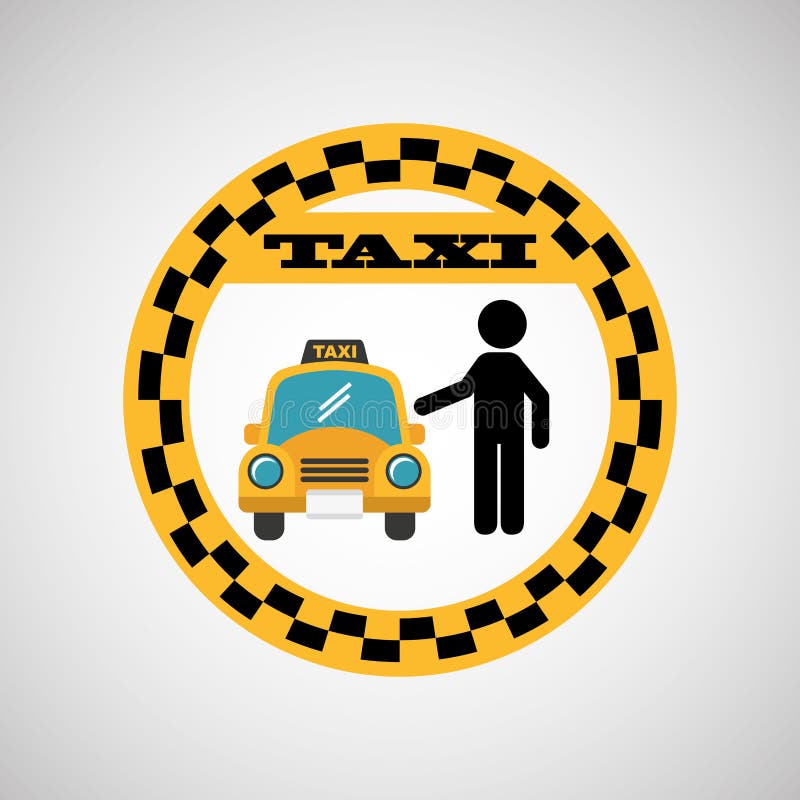 Taxi service design stock illustration. Illustration of urban - 73438867
