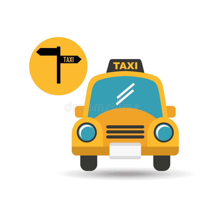 Taxi service design stock illustration. Illustration of icon - 73439294