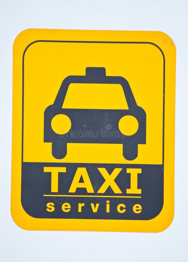 Taxi sign stock image. Image of sign, passenger, service - 29441563