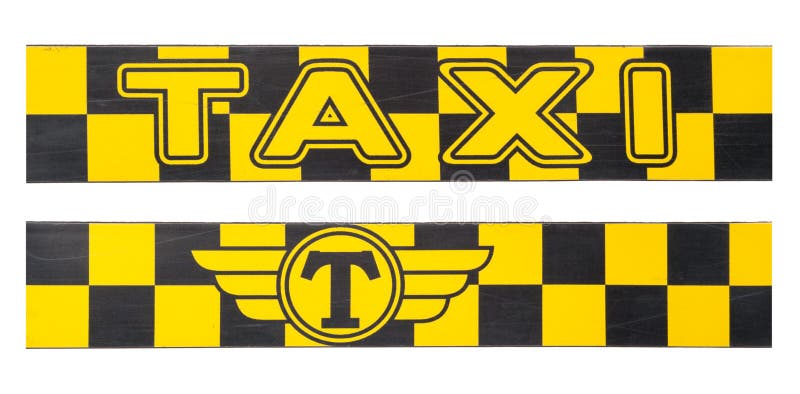 Taxi sign stock photo. Image of classic, sign, taxi, grid - 59198954