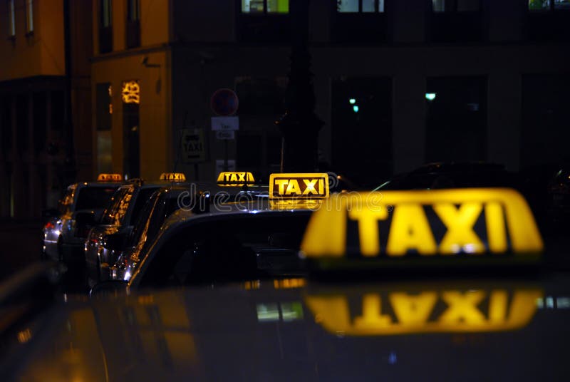Taxi stand stock photo. Image of movement, automobile - 1801166