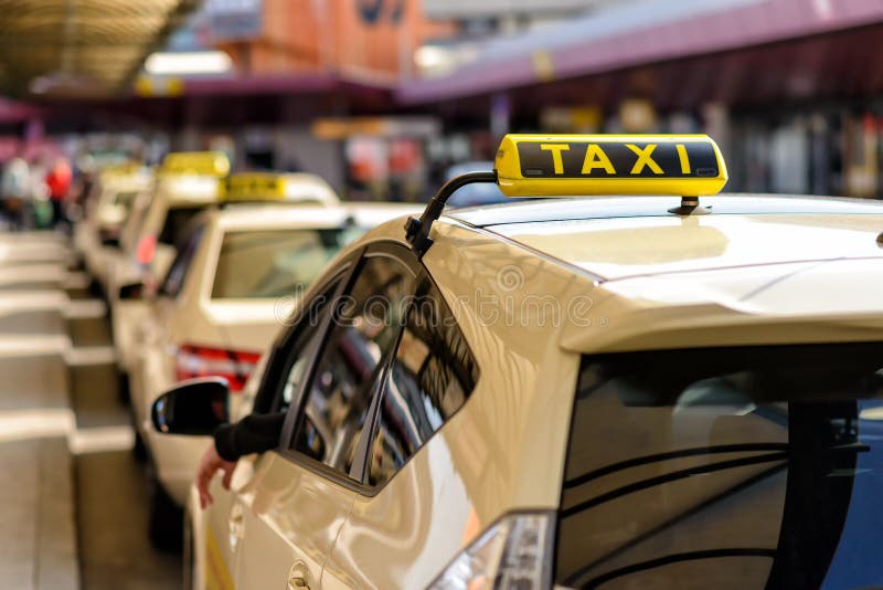 Taxi stock image. Image of transport, stand, commuting - 72914149