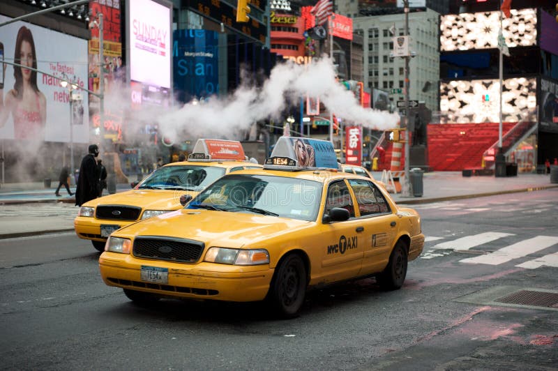 Taxy editorial photo. Image of landmark, broadway, commercial - 20671776