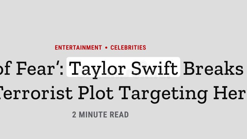 2024: Taylor Swift, Headlines Fast Sequence Stock Footage - Video of ...