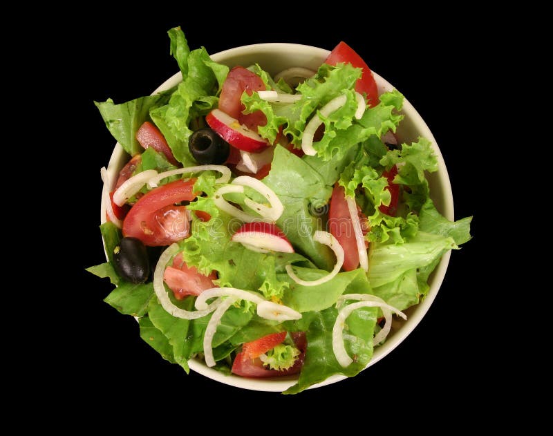 Tazón De Fuente De Ensalada Foto de archivo - Imagen de vegetariano ...