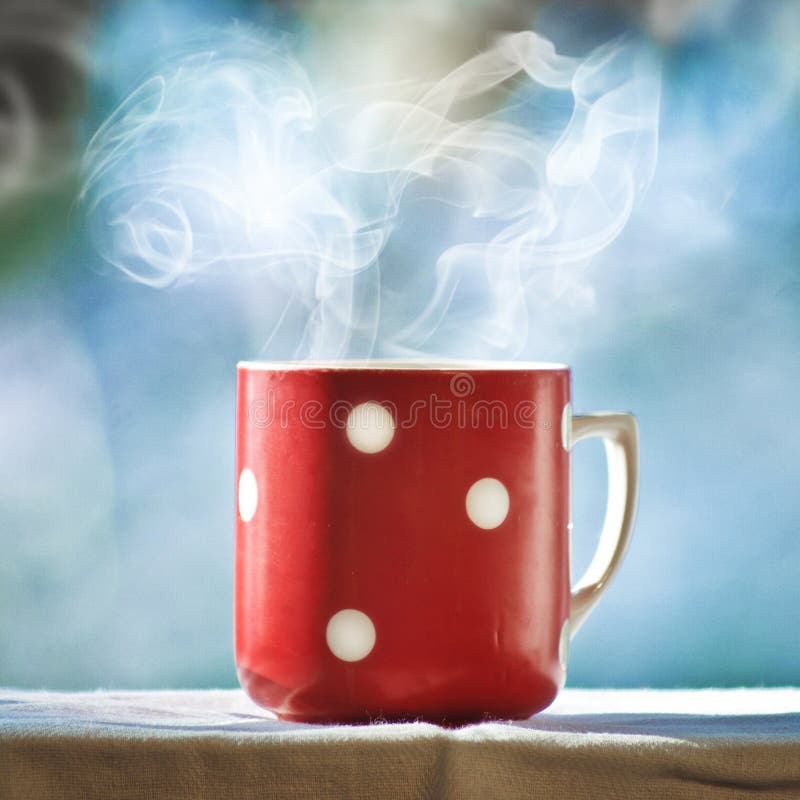 Humo de la taza de café imagen de archivo. Imagen de taza - 552925