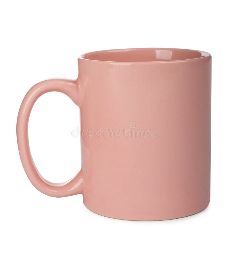 Taza rosada foto de archivo. Imagen de café, rosa, forma - 26761024