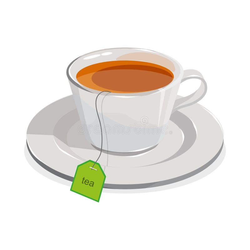 Tazza Realistica Di Immagine Di Tè Illustrazione Vettoriale ...