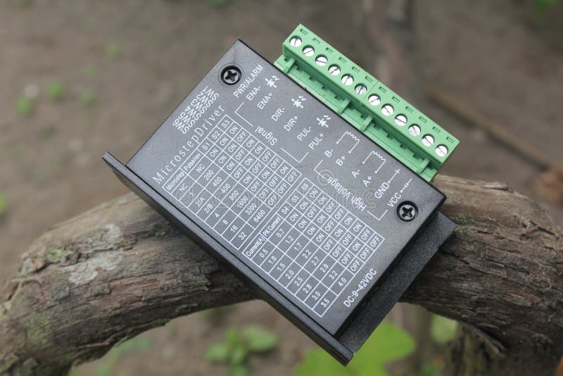 TB6600 Motor Stepper Driver Stock Image - Image of machine, number ...