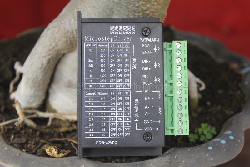 TB6600 Motor Stepper Driver Stock Photo - Image of sign, number: 254891168