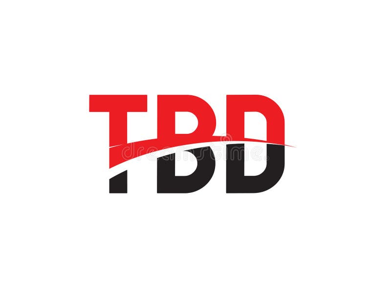 TBD Letter Initial Logo Design Vector Illustration Stock Vector ...