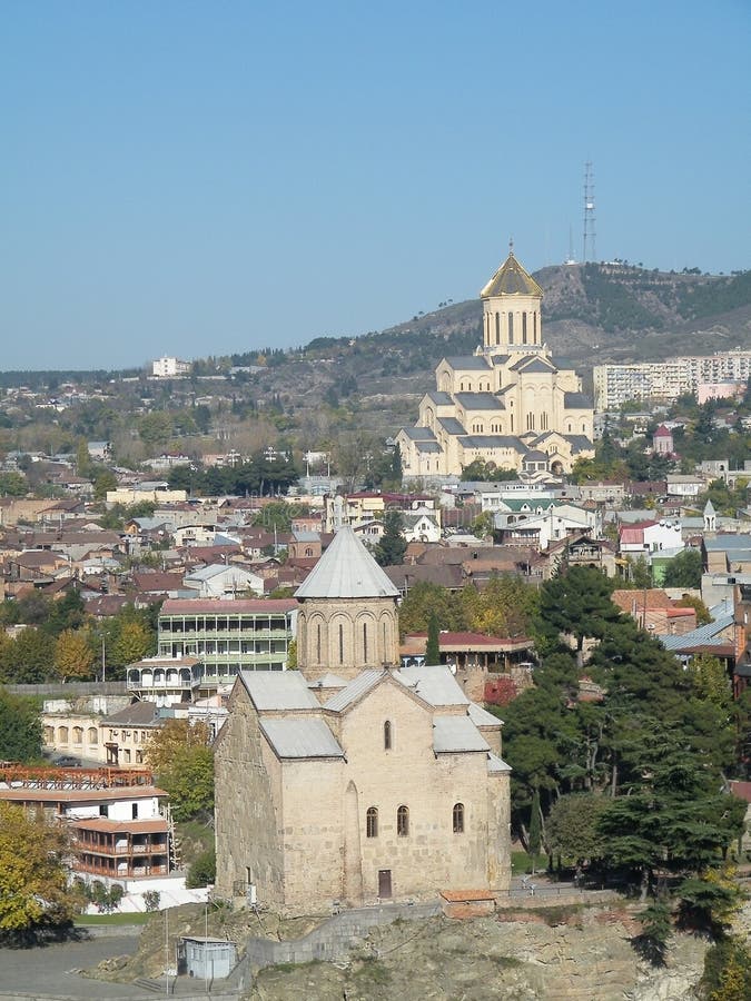 Tbilisi overview stock photo. Image of avlabar, chucrh - 18151514