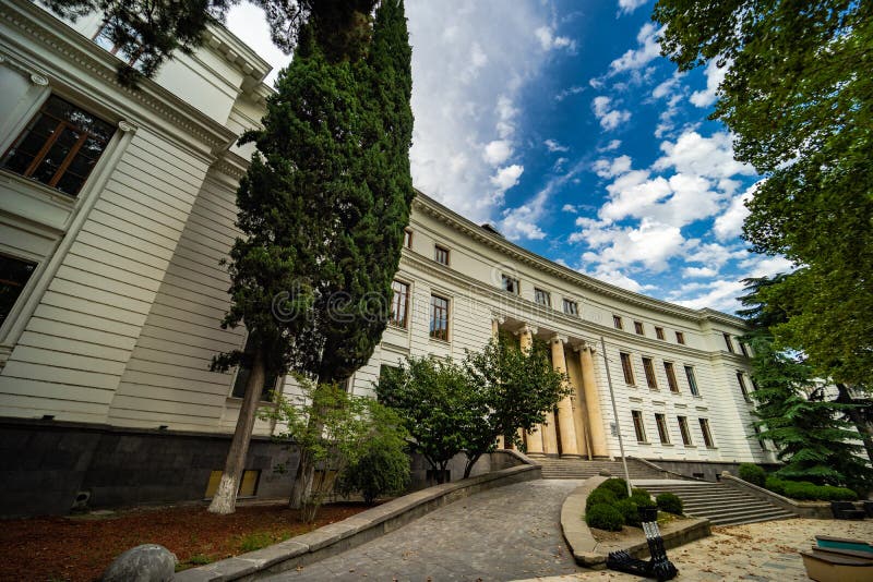 Tbilisi State University stock image. Image of modern - 229030125
