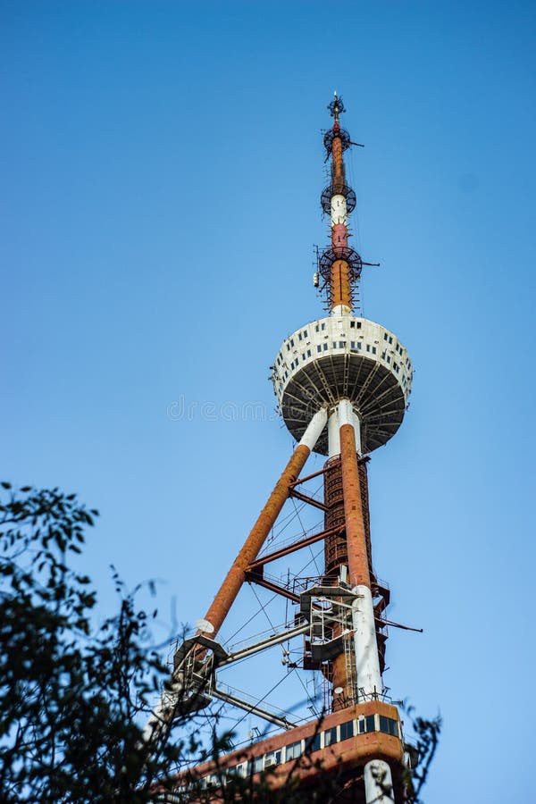 Tbilisi TV tower stock image. Image of georgian, tower - 261209307