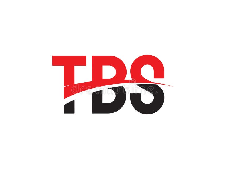 TBS Letter Initial Logo Design Vector Illustration Stock Vector ...