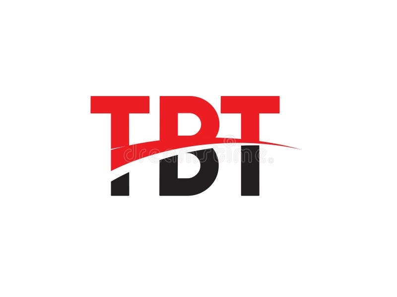 TBT Letter Initial Logo Design Vector Illustration Stock Vector ...