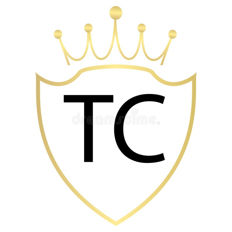 TC Letter Logo Design with Simple Style Stock Vector - Illustration of ...