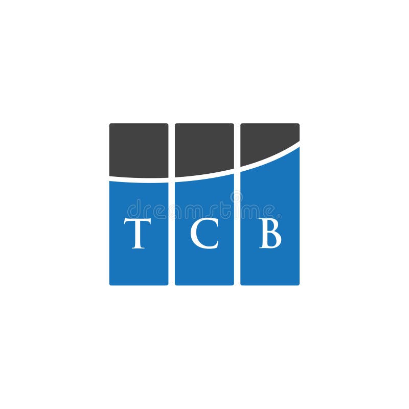TCB Letter Logo Design on WHITE Background. TCB Creative Initials ...
