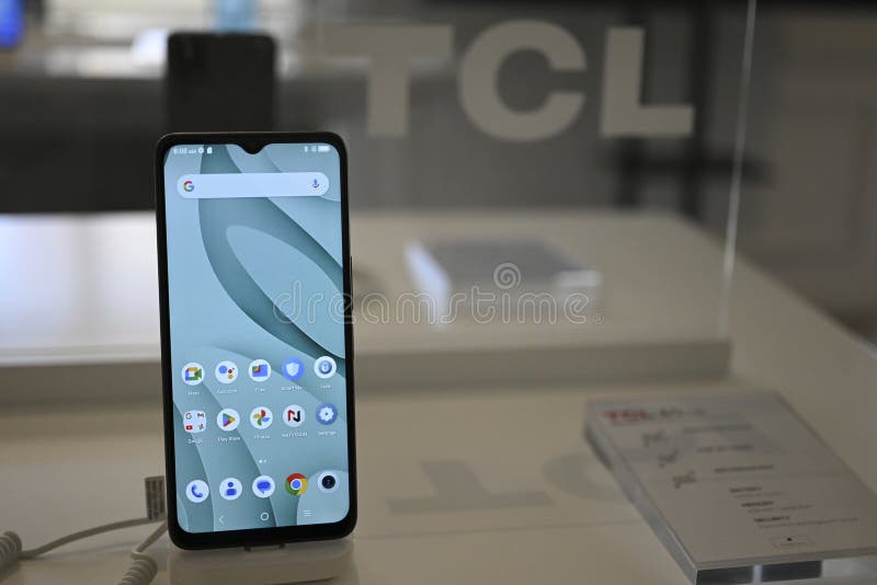 TCL 40 X mobile phone editorial photography. Image of ...