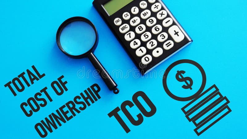 TCO Total Cost of Ownership is Shown Using the Text Stock Image - Image ...