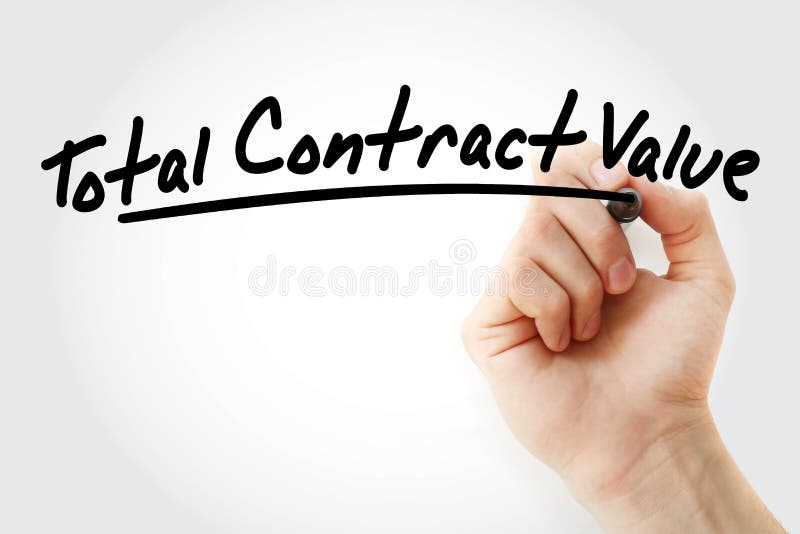 TCV - Total Contract Value Acronym Stock Photo - Image of committed ...
