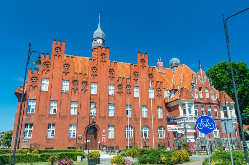 Tczew Town Hall editorial image. Image of tourism, summer - 200965135