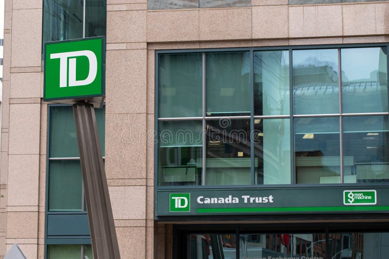 TD Bank Canada Trust in Ottawa Editorial Image - Image of loan ...