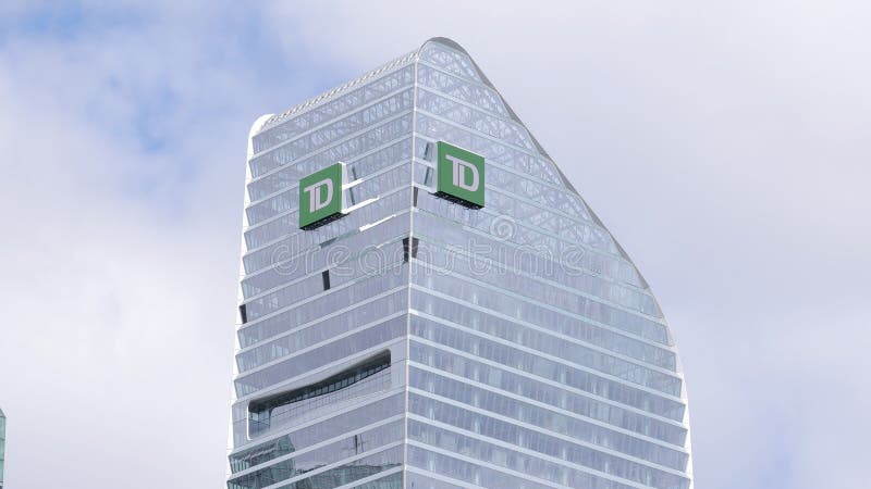 TD Bank Tower in Toronto Canada - TORONTO, CANADA - APRIL 15, 2024 ...