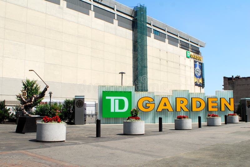 TD Garden Sign editorial photo. Image of hockey, massachusetts - 20467336