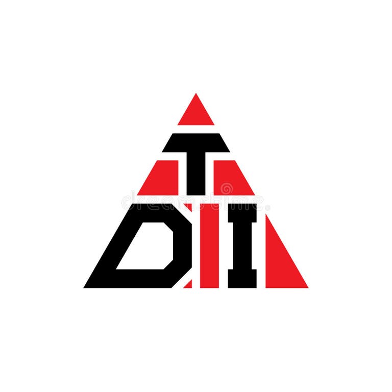 TDI Triangle Letter Logo Design with Triangle Shape. TDI Triangle Logo ...