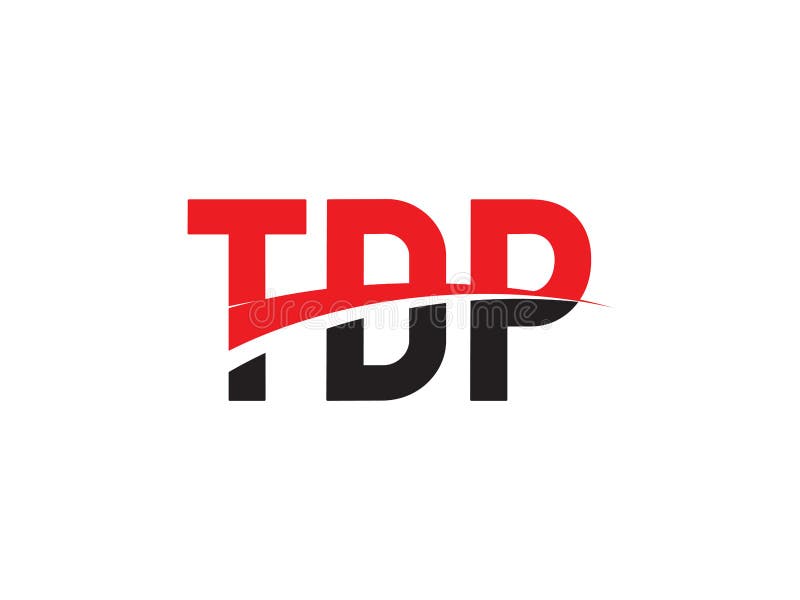 TDP Letter Initial Logo Design Vector Illustration Stock Vector ...