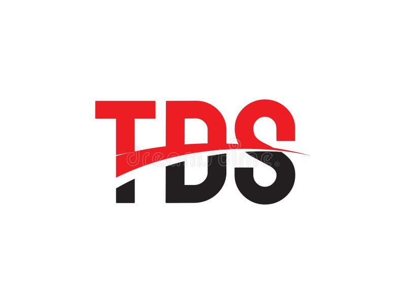 TDS Letter Initial Logo Design Vector Illustration Stock Vector ...