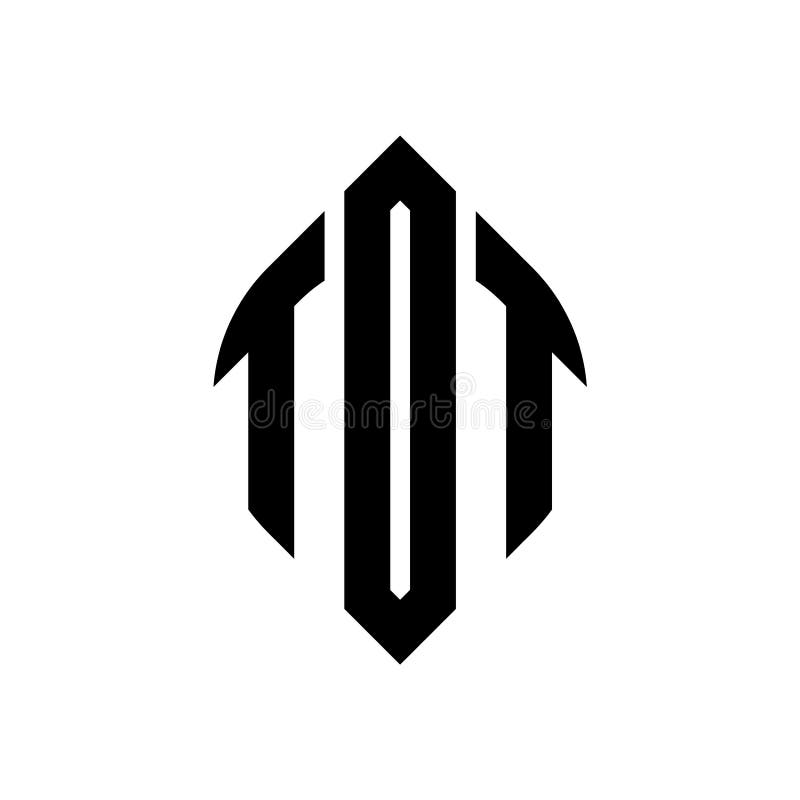 TDT Circle Letter Logo Design with Circle and Ellipse Shape. TDT ...