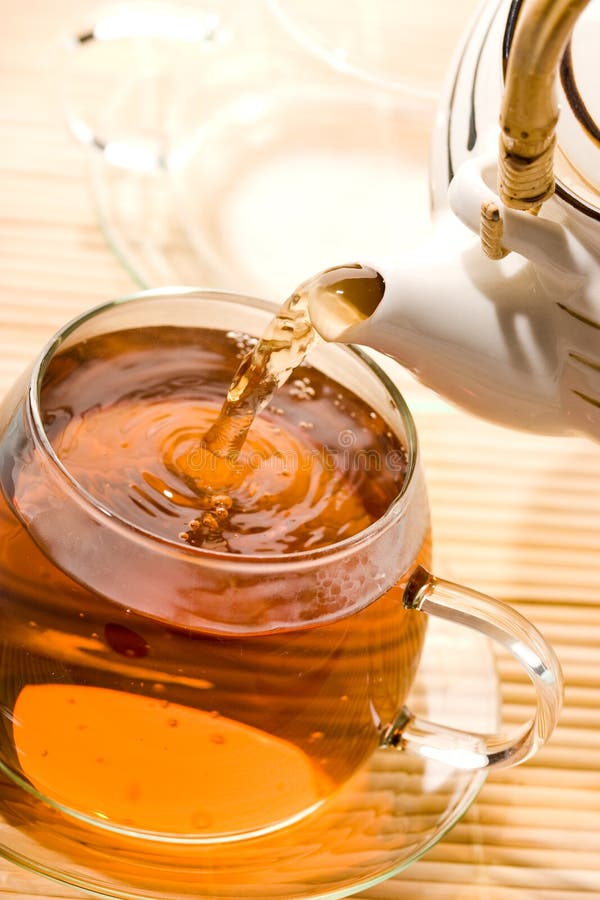 Tea stock image. Image of glassy, flowing, drink, flow - 10578999