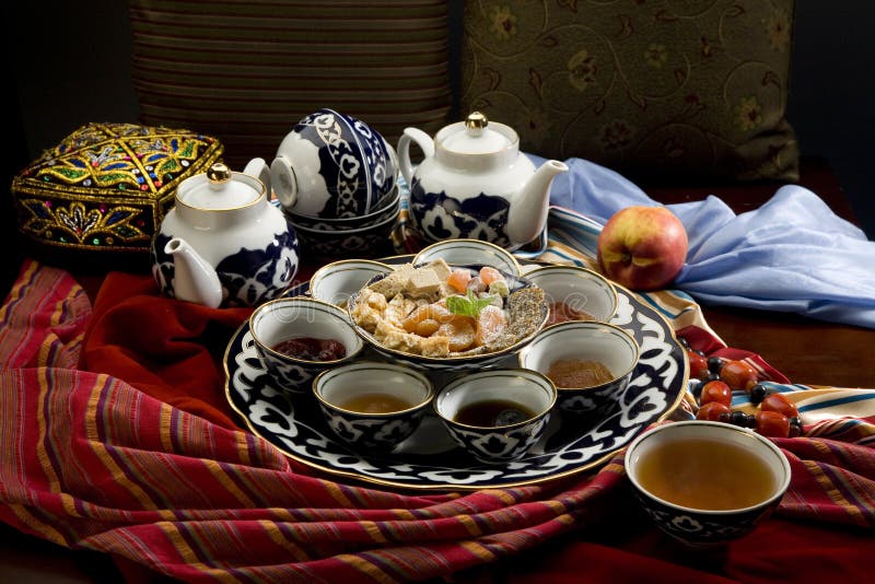 Tea stock photo. Image of uzbek, breakfast, contrast - 11919398