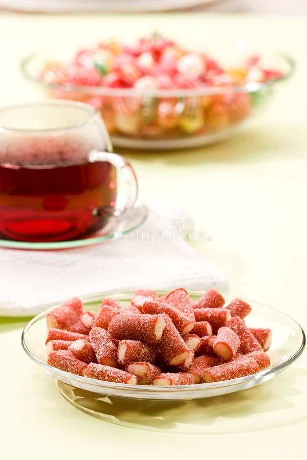 Tea stock photo. Image of teacup, candy, beverage, glass - 22201938