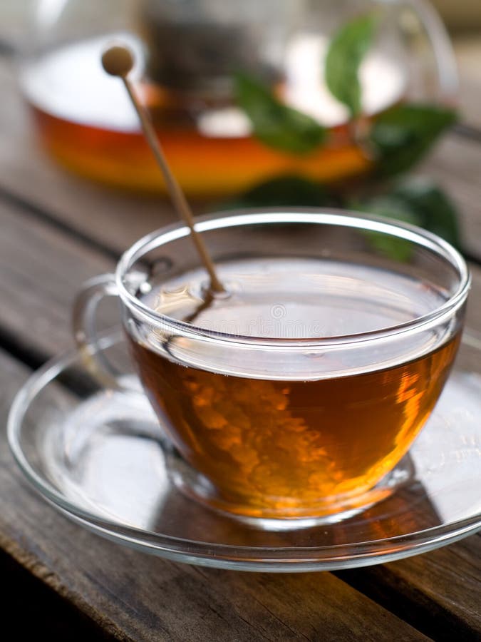 Tea stock image. Image of saucer, water, drink, teacup - 29048433