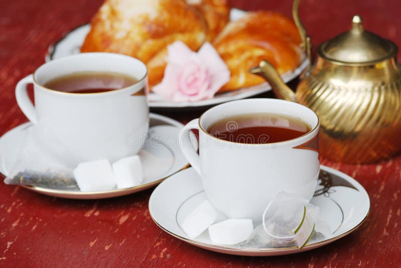 Tea time stock image. Image of serve, beverage, china - 1558557