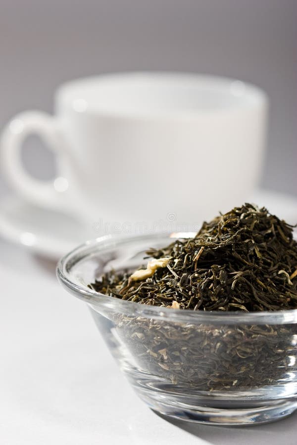 Green tea stock photo. Image of natural, medicine, grey - 384688