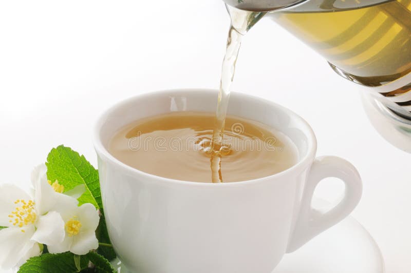 Tea stock photo. Image of person, fresh, green, clear - 4356806