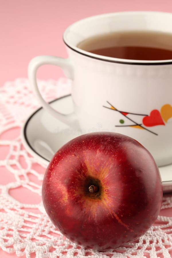Tea and apple stock photo. Image of refreshing, fresh - 14178332