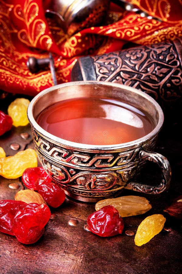 Tea in arab style stock image. Image of aroma, candy - 107693591