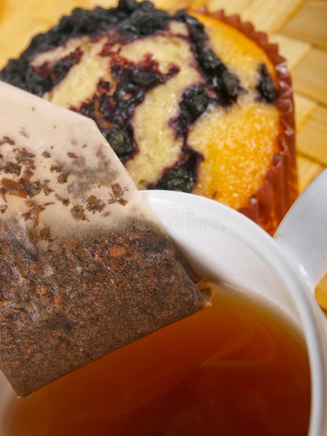 Tea back over a teacup stock photo. Image of leafs, relax - 11999892